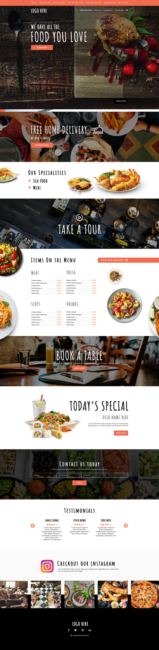 Cafeteria WordPress Theme : Cozy and Inviting Design – Themagnifico