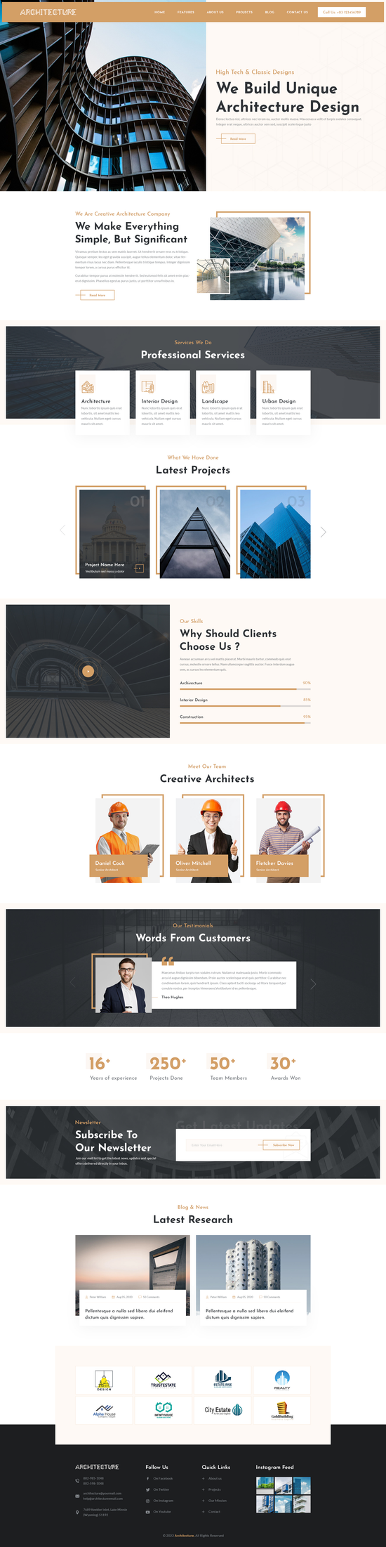 Engineer WordPress Theme | Innovative And Professional Design ...