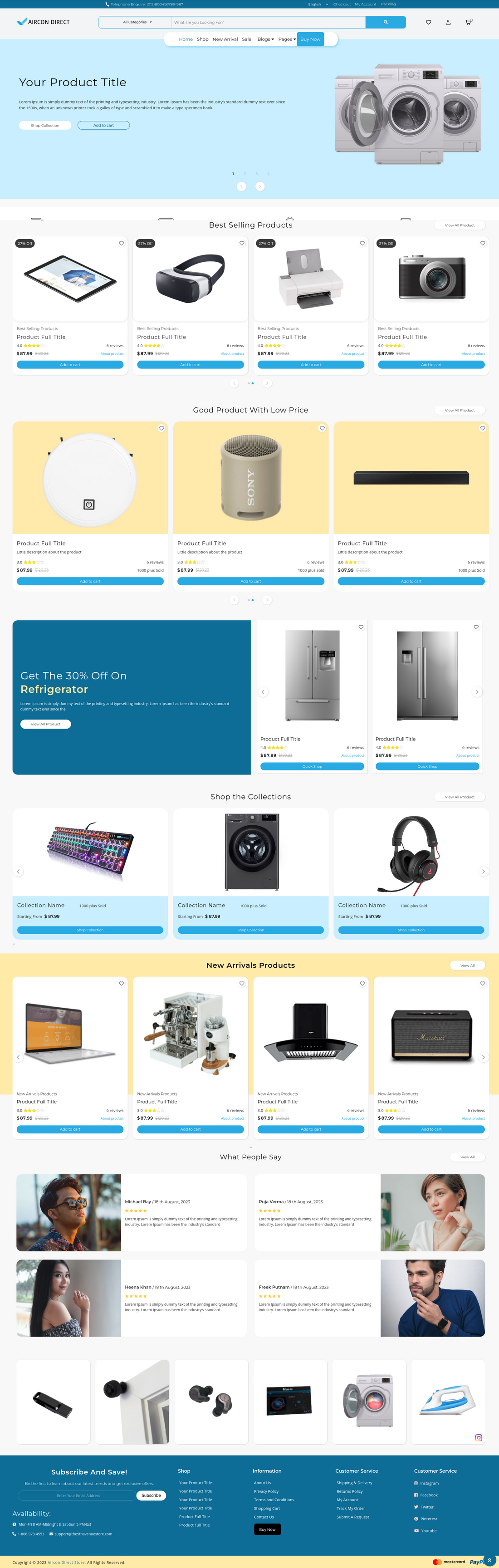 Estore WordPress Theme : Streamlined And User-Friendly Design